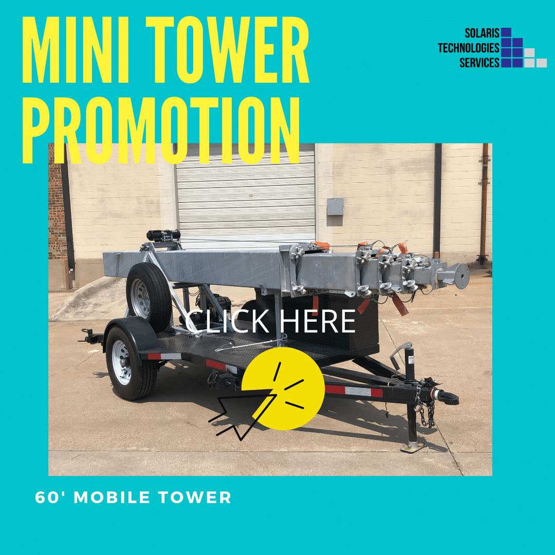 Towers | Texas Made High Capacity Cell-on-Wheels Towers 60ft-150ft